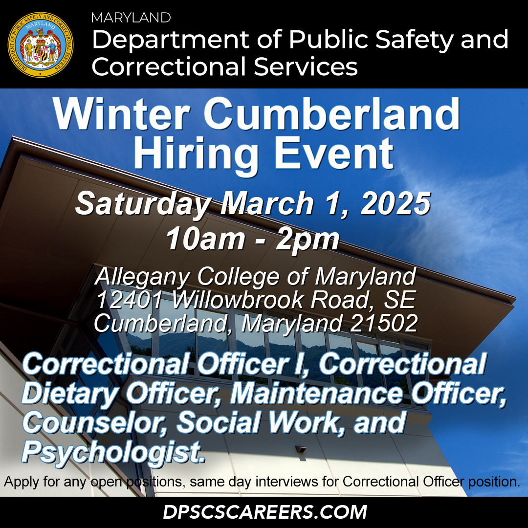 DPSCS - Career Events